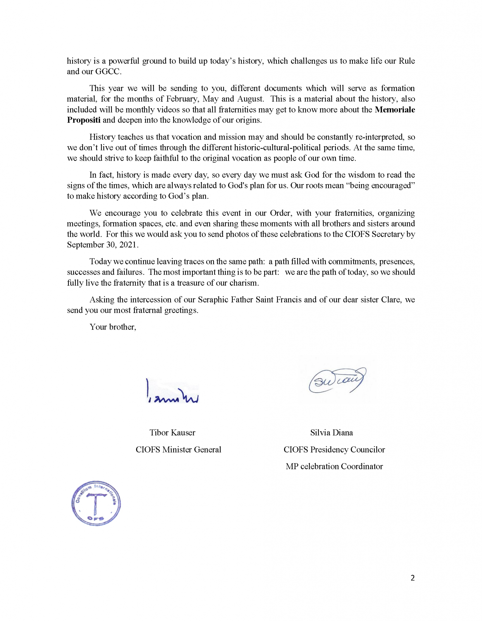 Celebrating 800 Years of ‘Memoriale Propositi’ – Ordo Franciscanus ...